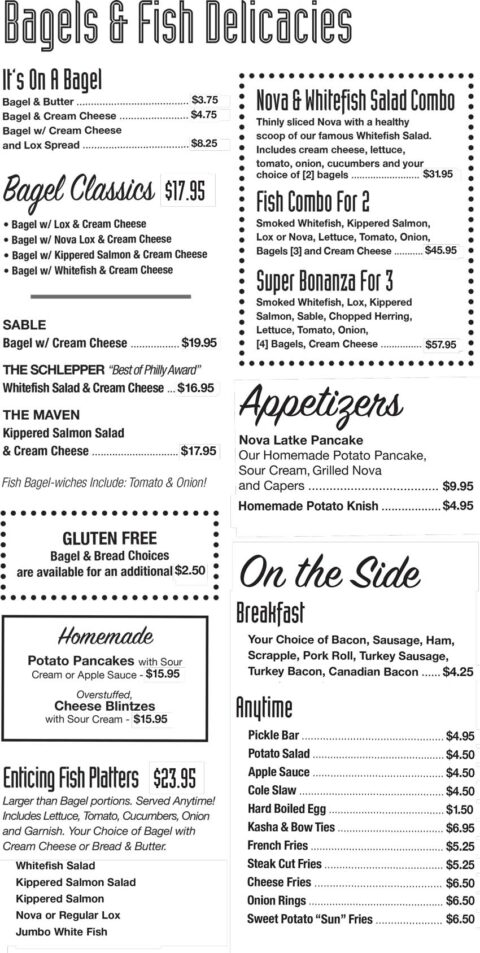 Hymie's Deli Menu - Merion Station, PA 19066